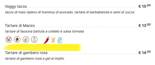 Menù | Trattoria Sora Lella